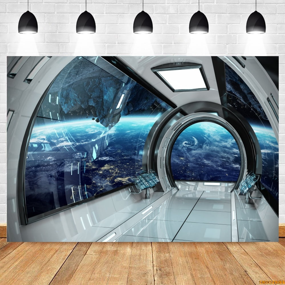 Space Station Backdrop Space Capsule Interior Sce Scice Fiction ...