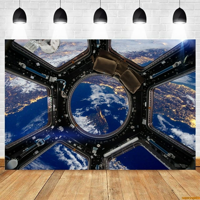 Space Station Backdrop Space Capsule Interior Sce Scice Fiction ...