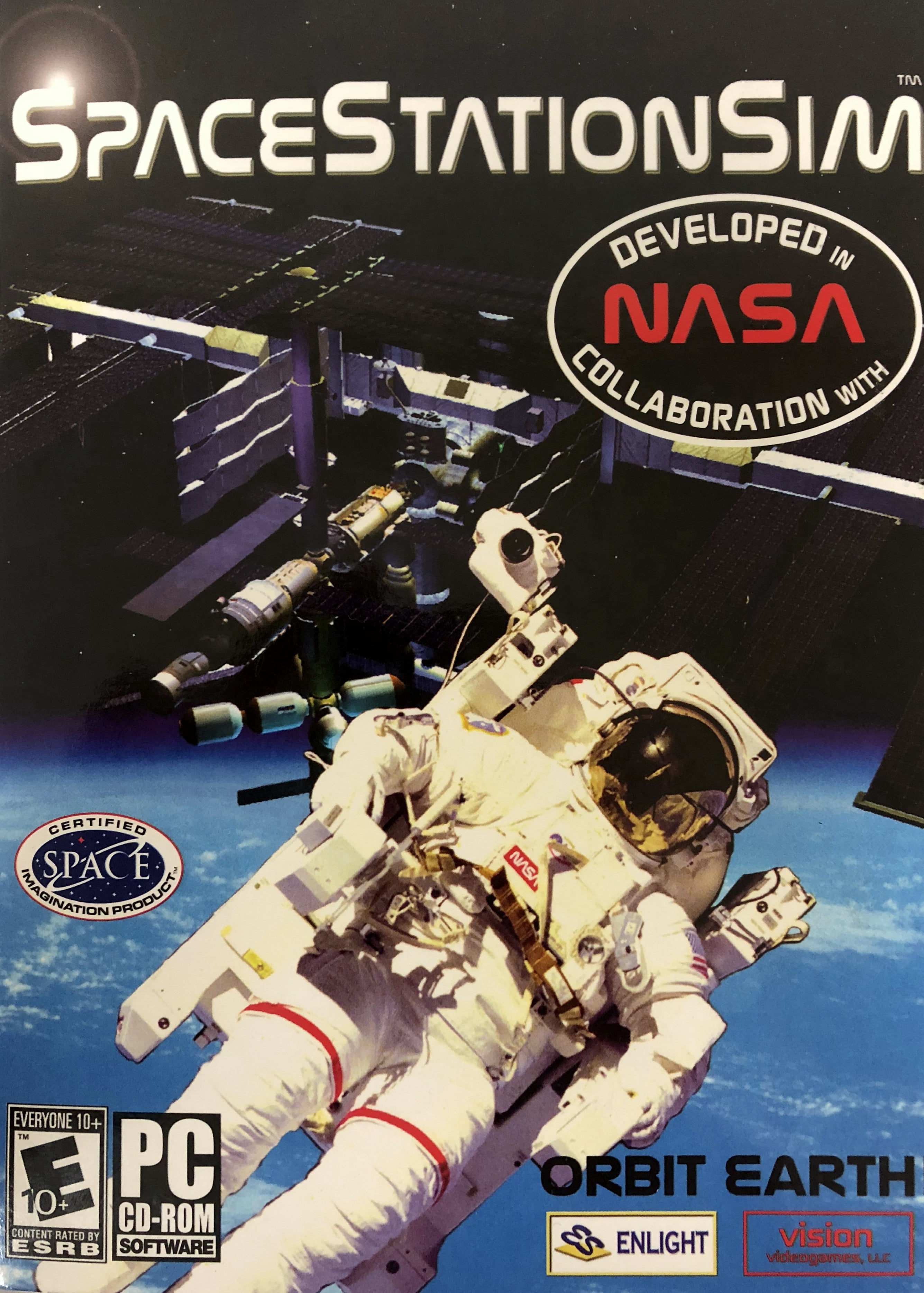 Space Station Sim PC CD - Developed in Collaboration with NASA ...