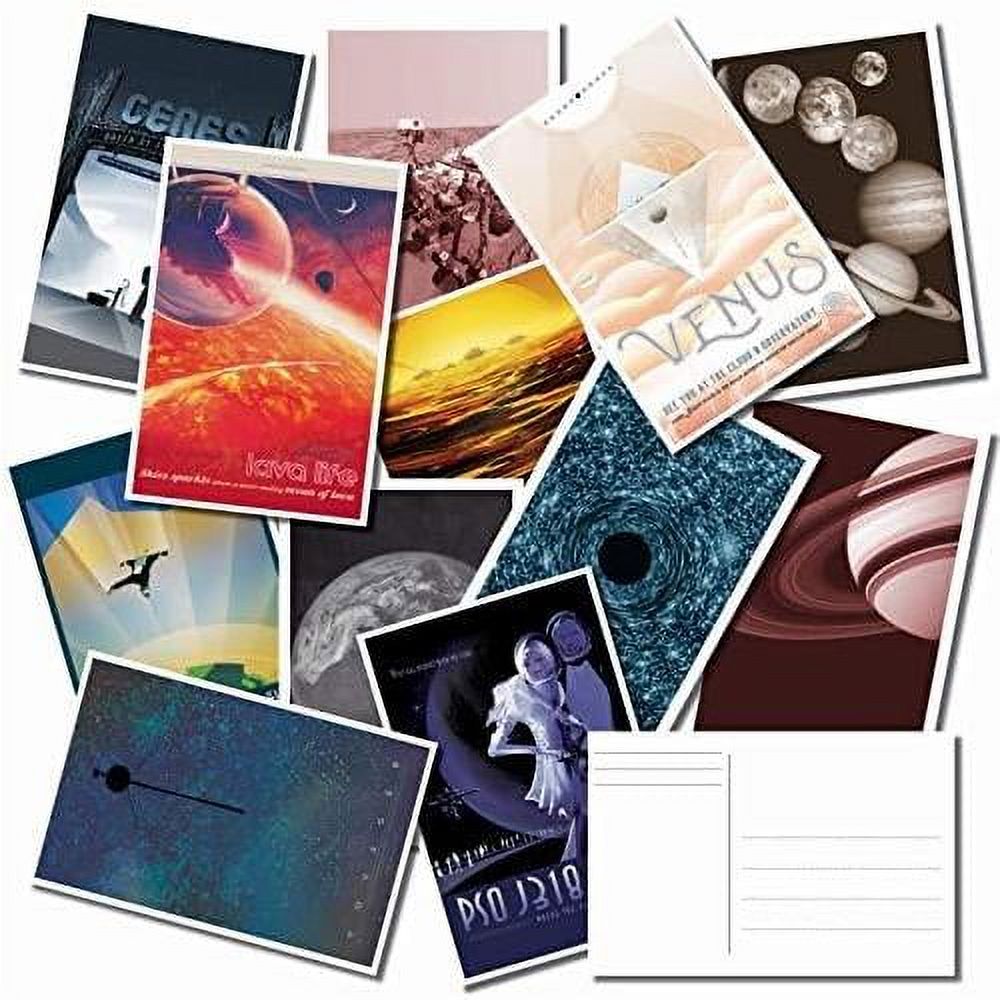 Space Theme Postcard Bulk Pack Of 25 - NASA - JPL Space Tourism ...