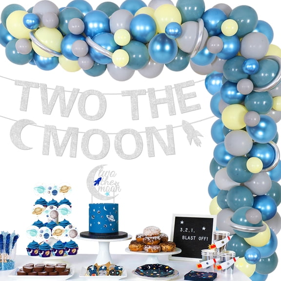 Moon Balloon Garland