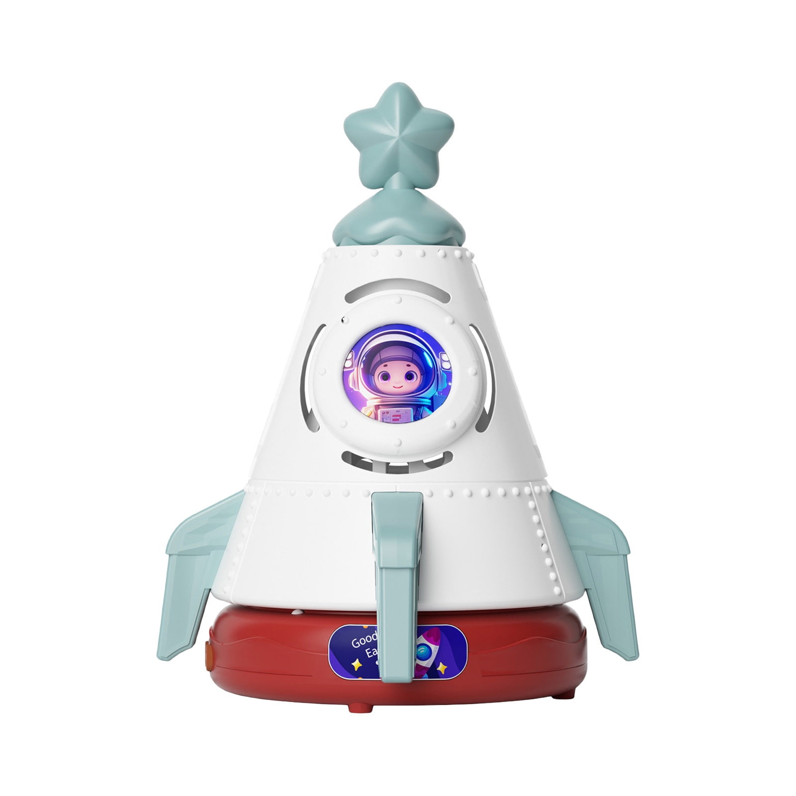 Space Themed Automatic Bubble Machine with Rotating Glowing Function ...