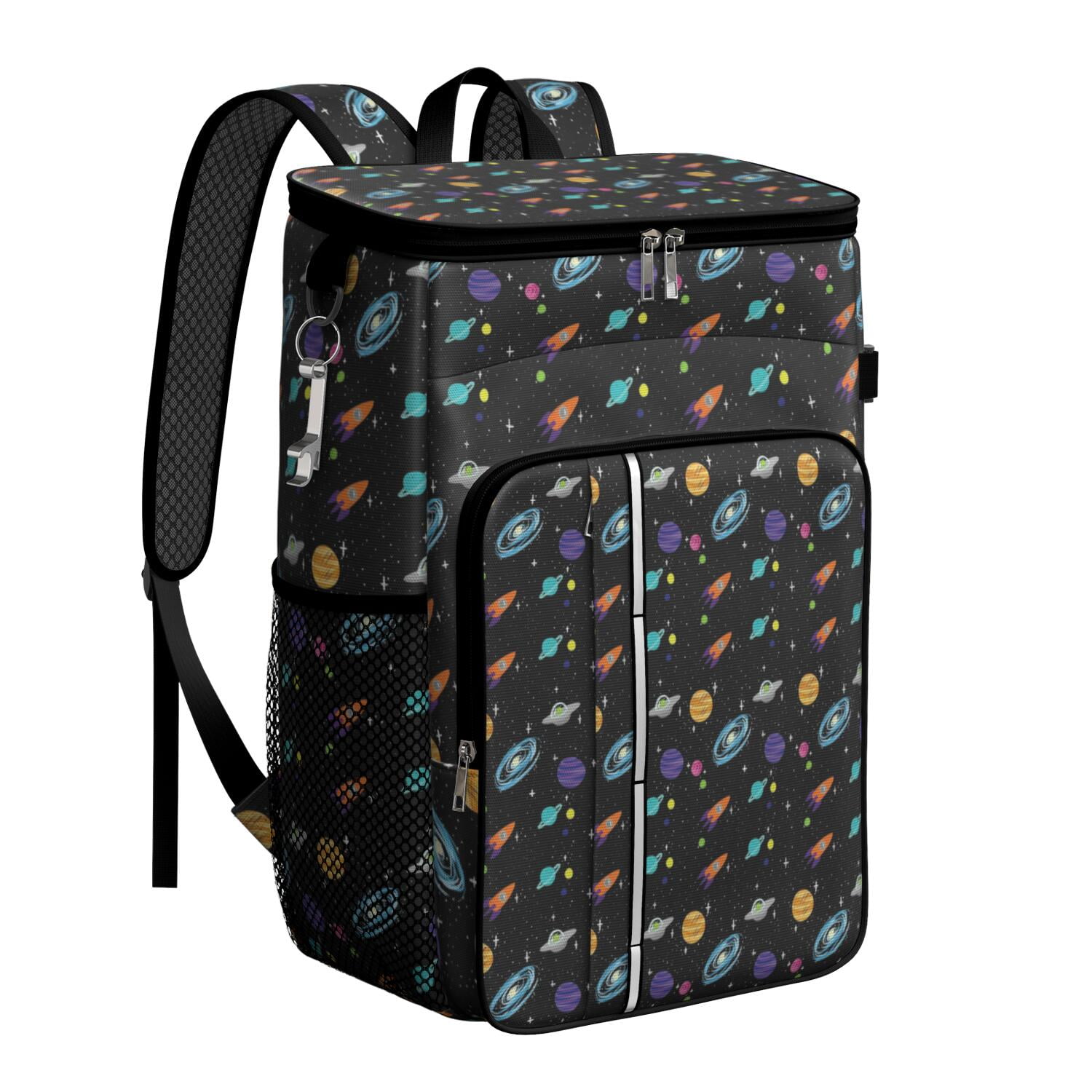 Space-Themed Backpack Cooler, Galaxy Design, Insulated and Leakproof ...