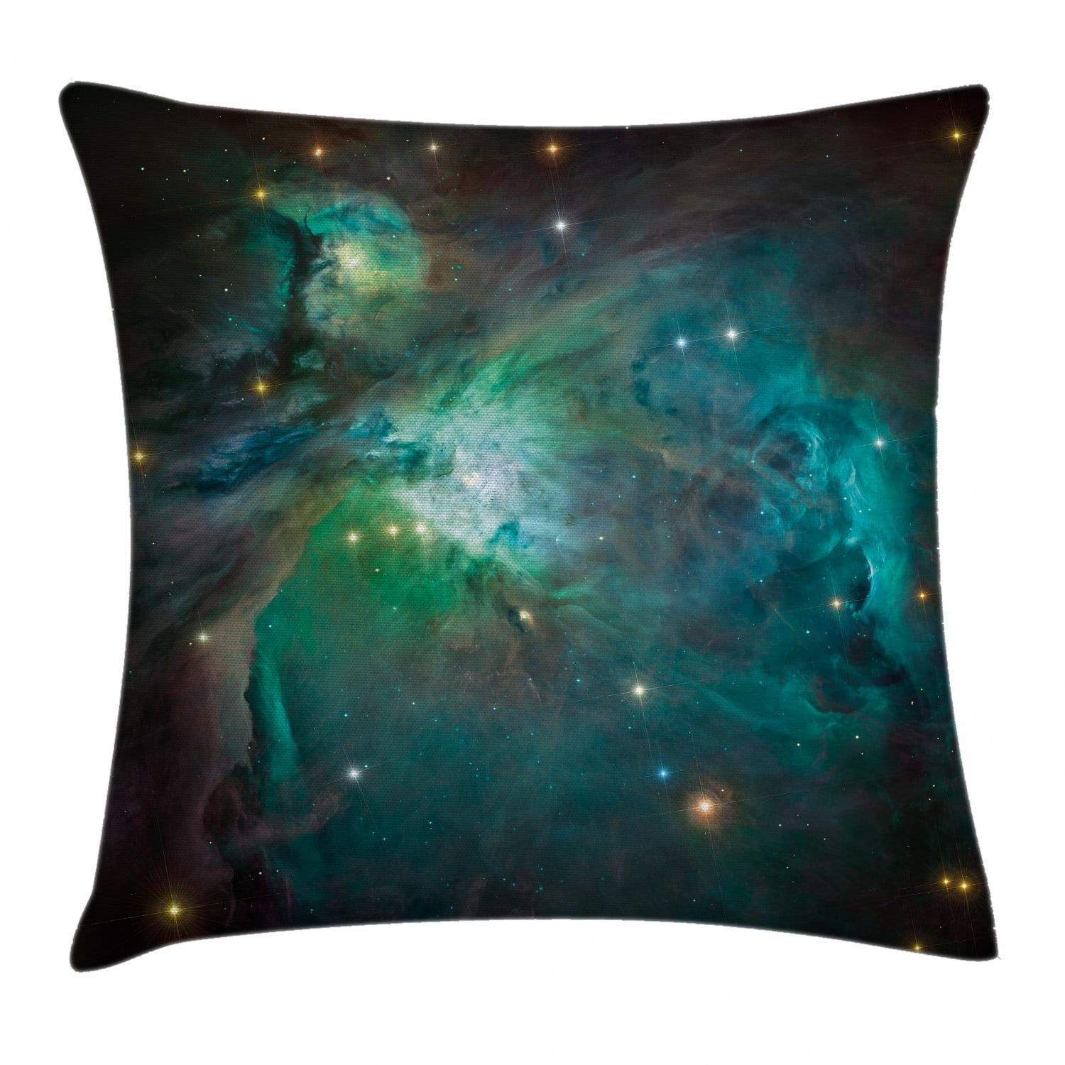 Space Throw Pillow Cushion Cover, Majestic Orion Nebula Dust Cloud ...