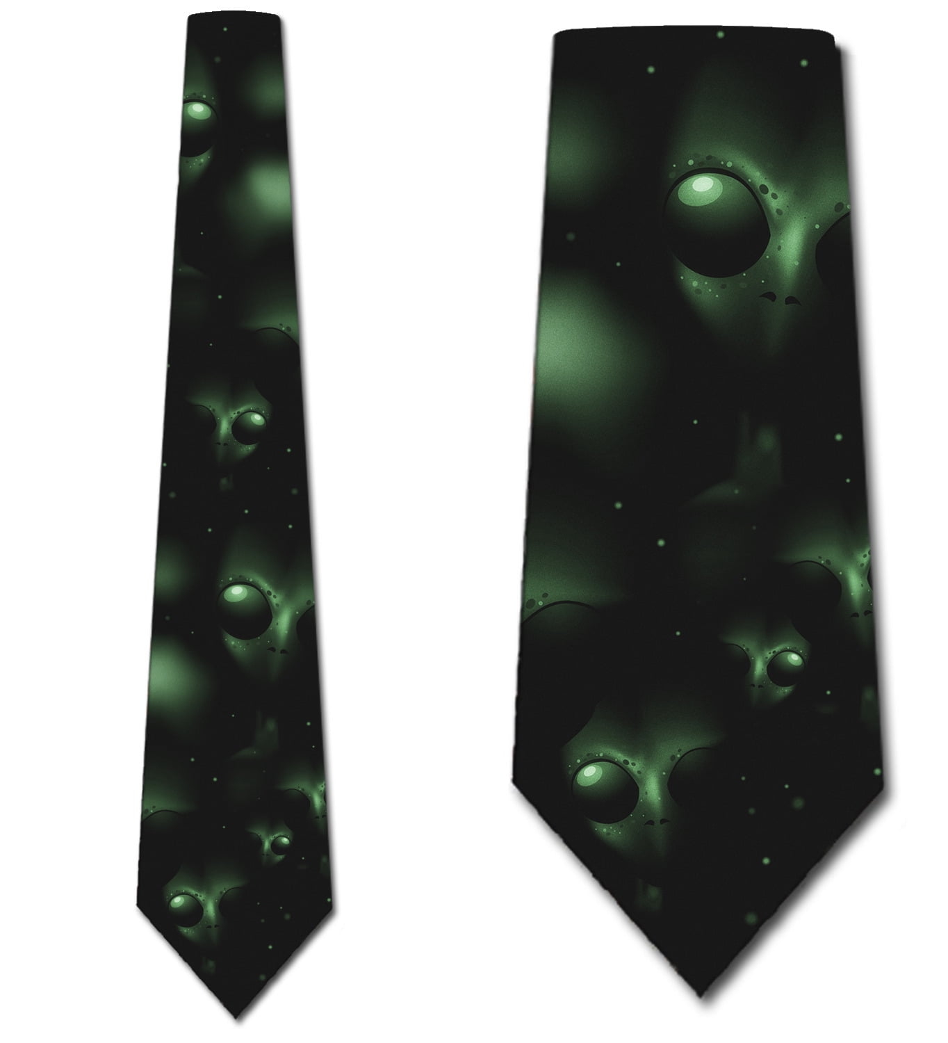 Space Ties Mens Outer Space Alien Necktie by Three Rooker - Walmart.com