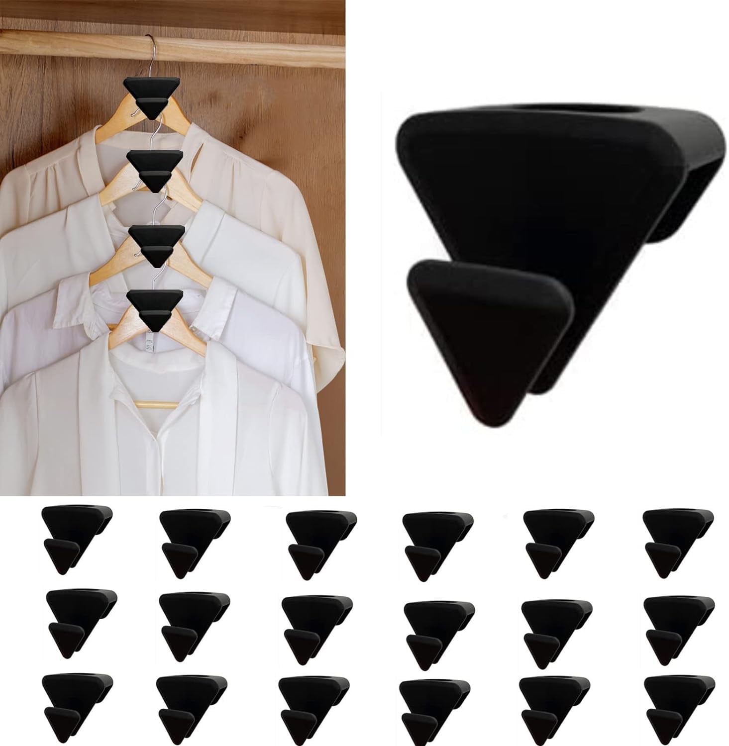 Space Triangle Coat Hanger Hook,New Clothes Hanger Connecting Hook ...