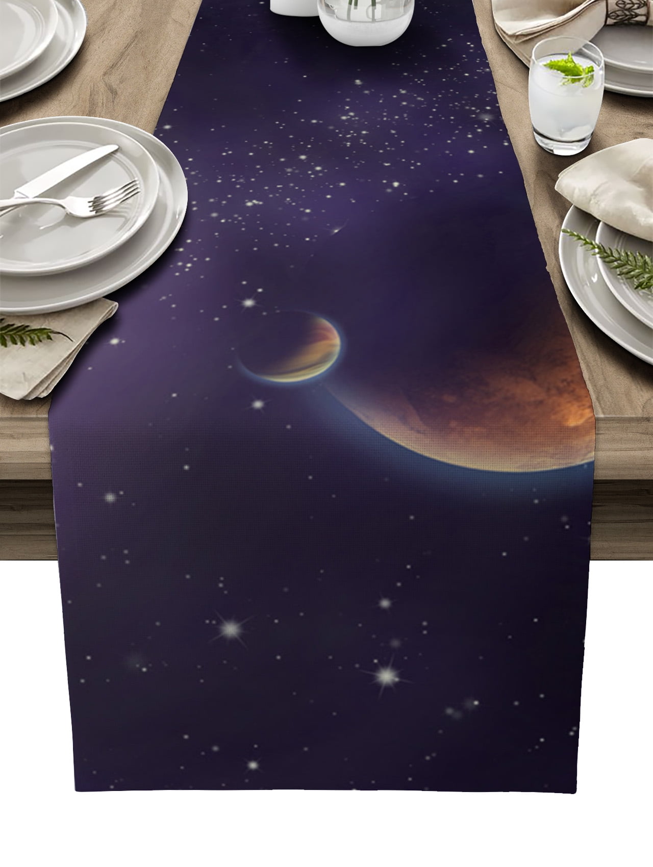 Space Universe Milky Way Moon Party Wedding Table ration Placemat ...