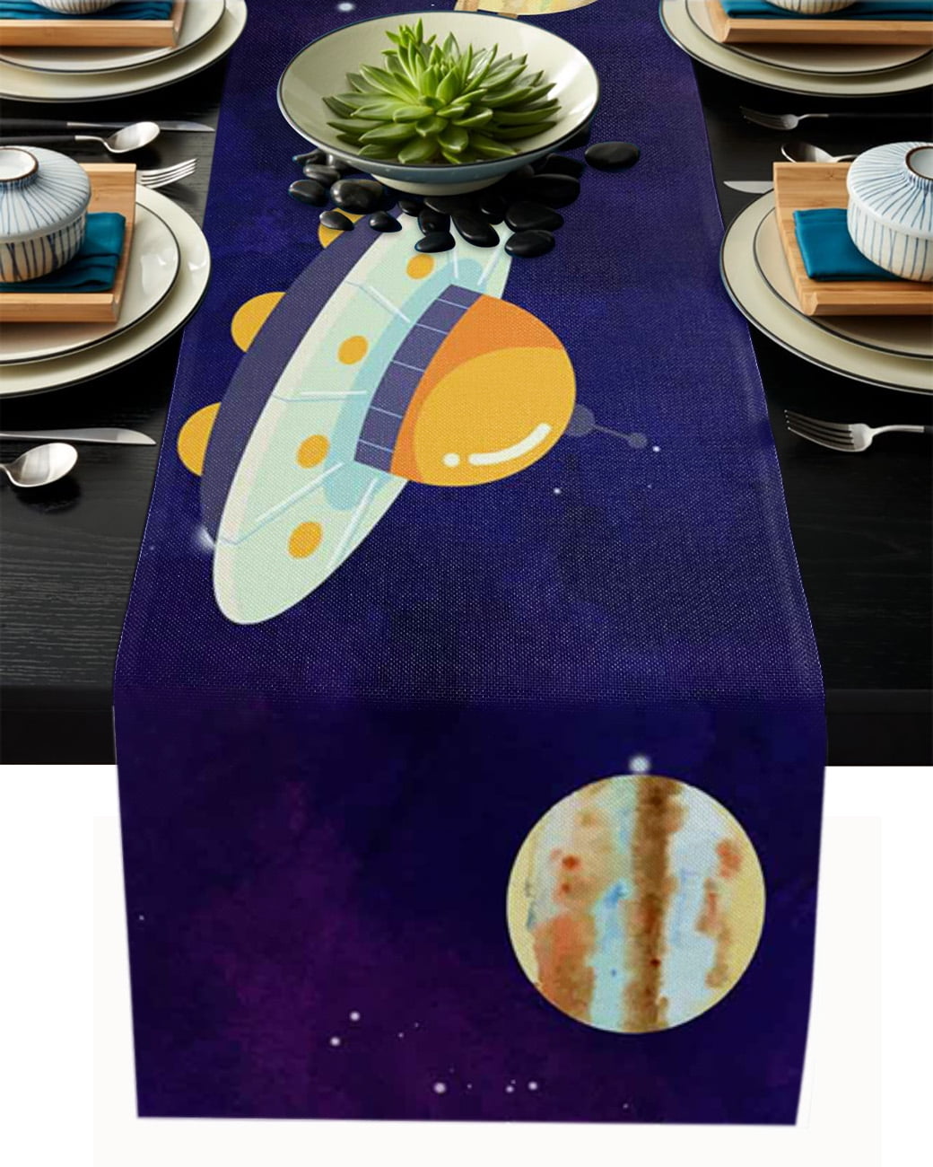 Space Universe Milky Way Moon Party Wedding Table ration Placemat ...