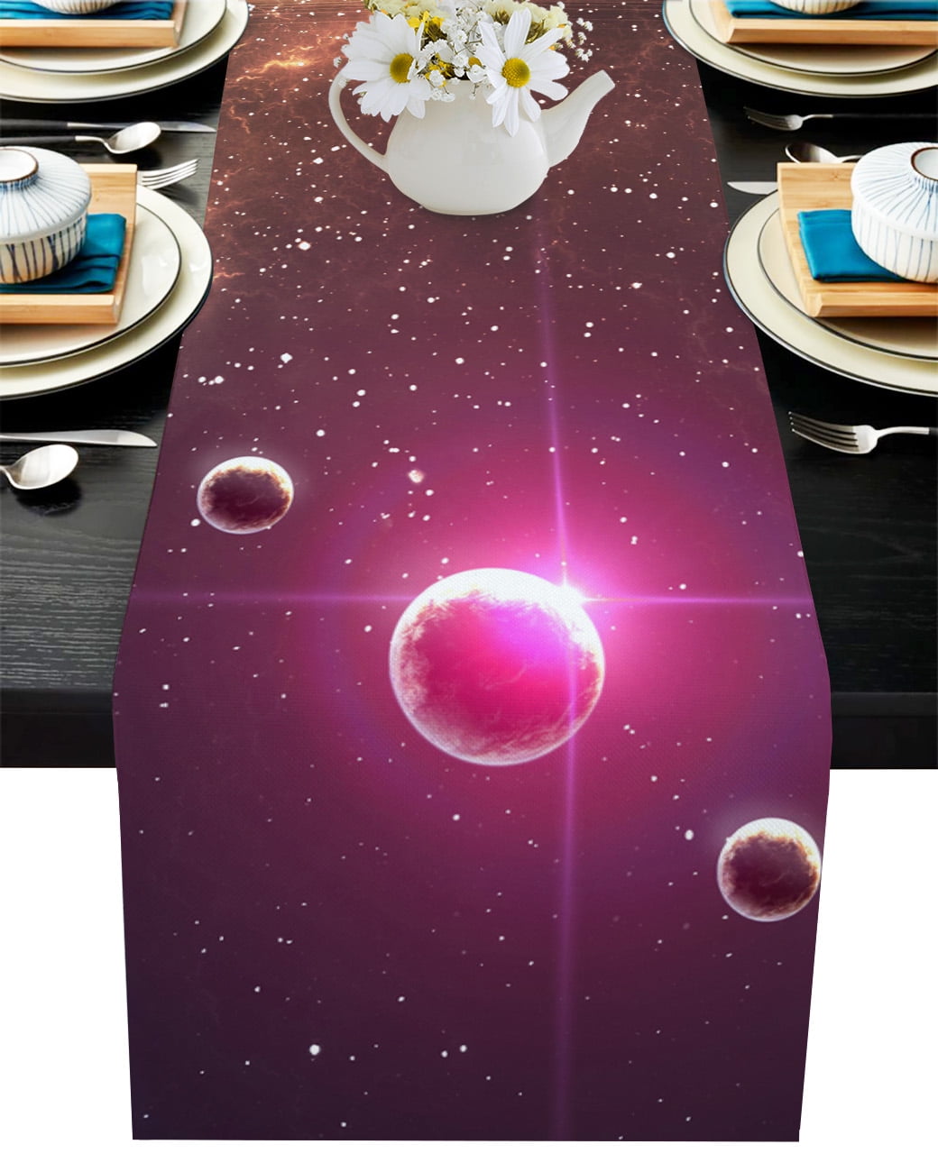 Space Universe Milky Way Moon Party Wedding Table ration Placemat ...