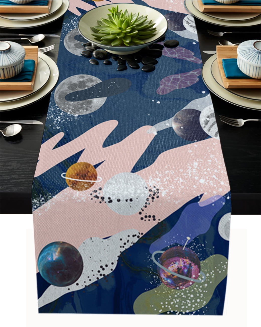 Space Universe Milky Way Moon Party Wedding Table ration Placemat ...