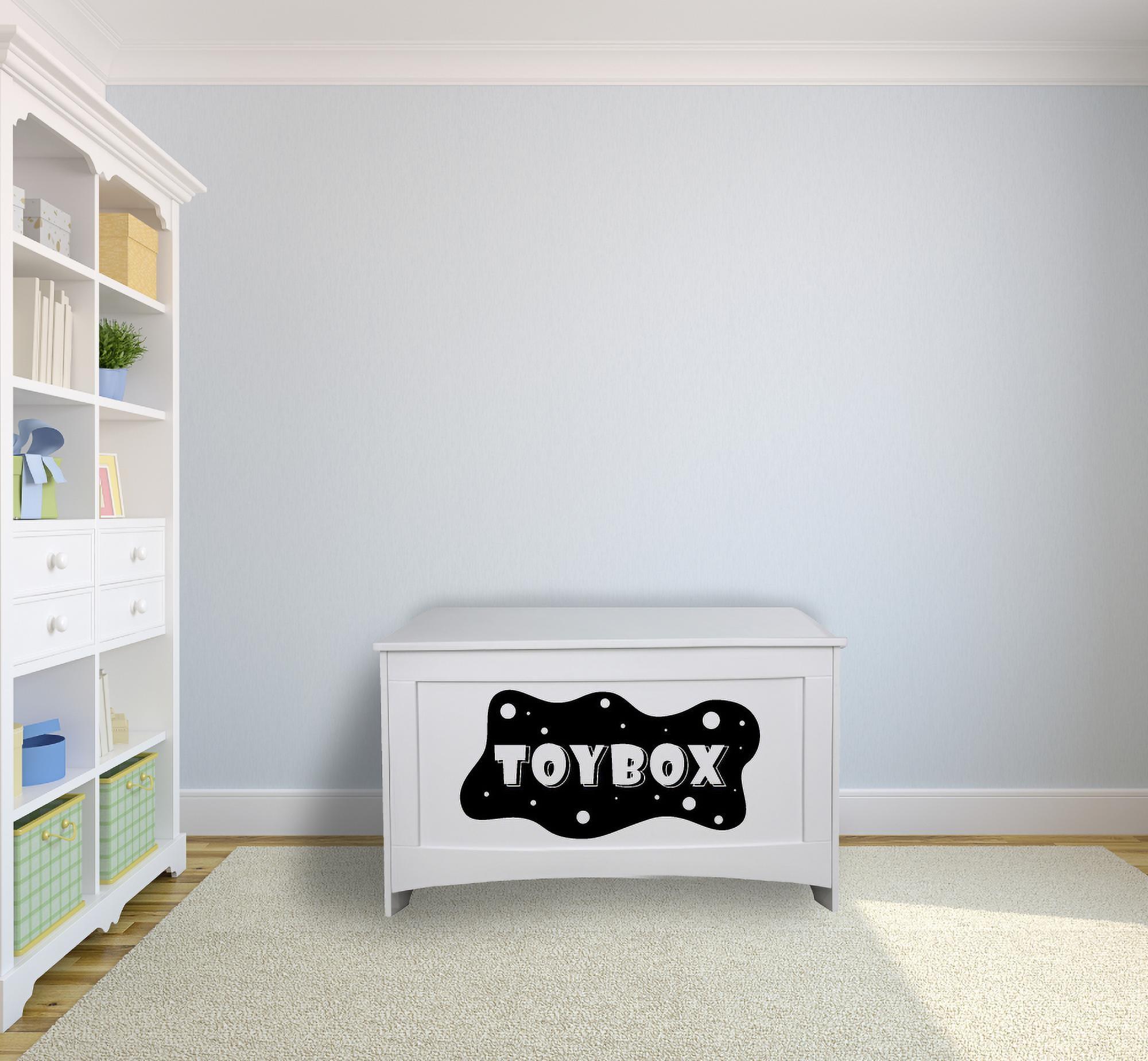 Space Universe Toy Chest Toy Box Toys Label Sticker Art Decal for Kids ...