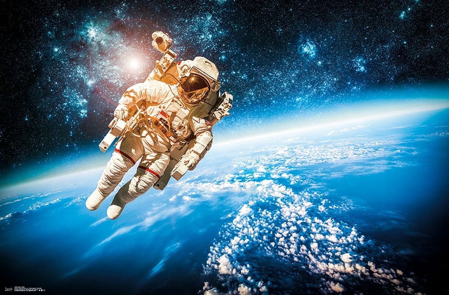 Space Walk Wall Poster, 22.375" x 34" - Walmart.com