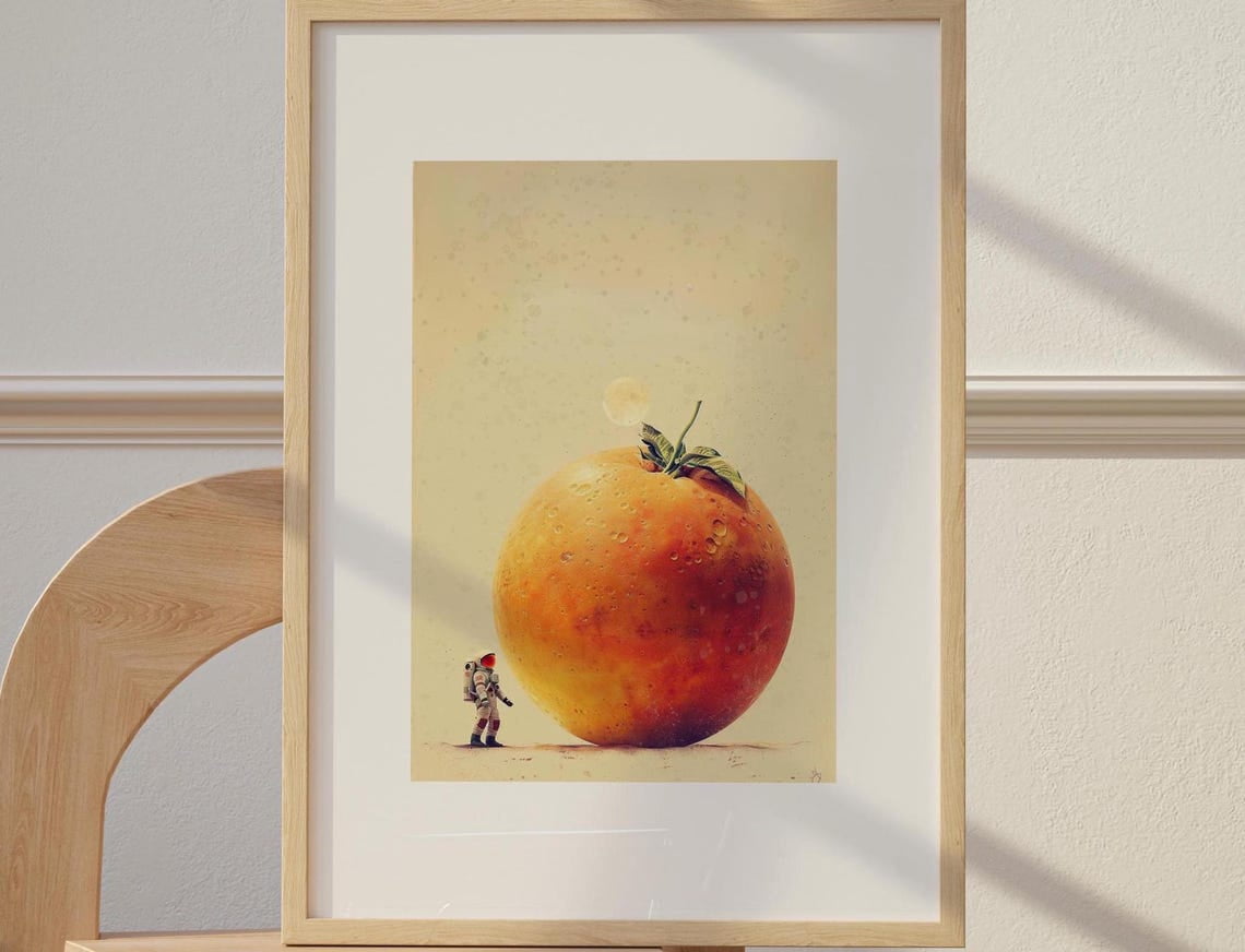 Space Wall Art Print Solar System Poster Nasa Wall Art Fruit Print ...