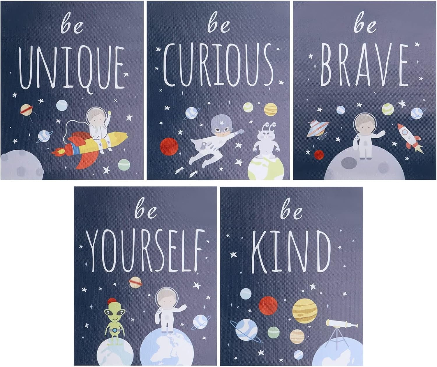 Space Wall Prints Unframed Space Inspirational Posters 8 x 10 Inch ...