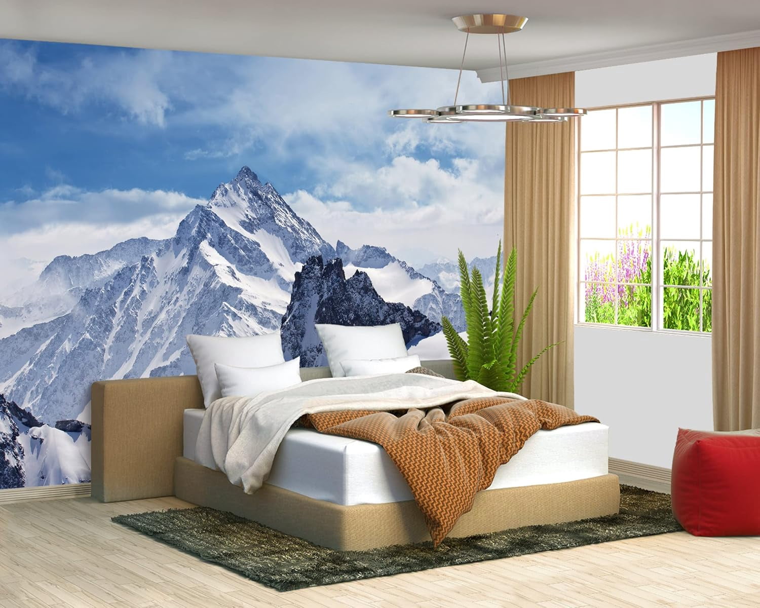 - Space Wallpaper Bedroom Extra Large Wall murals Living Room couches ...