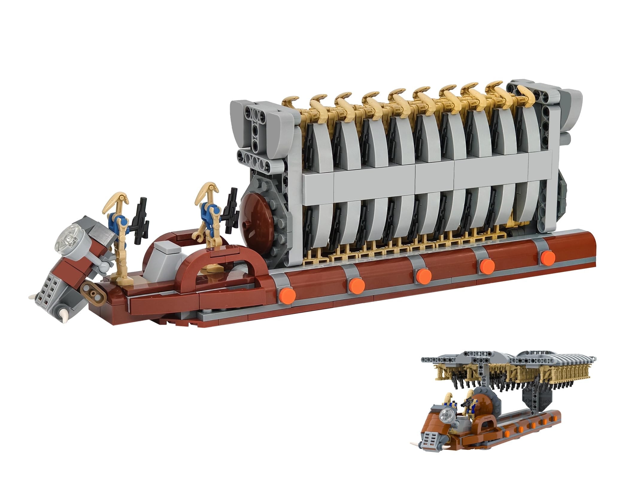 Space War Droid Carrier Building Block Set, with 38Pcs Battle Droid ...