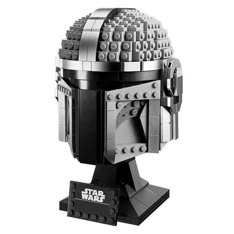 Space Wars TIE Fighter Pilot Helmet MOC SpaceShip Model Building Blocks ...