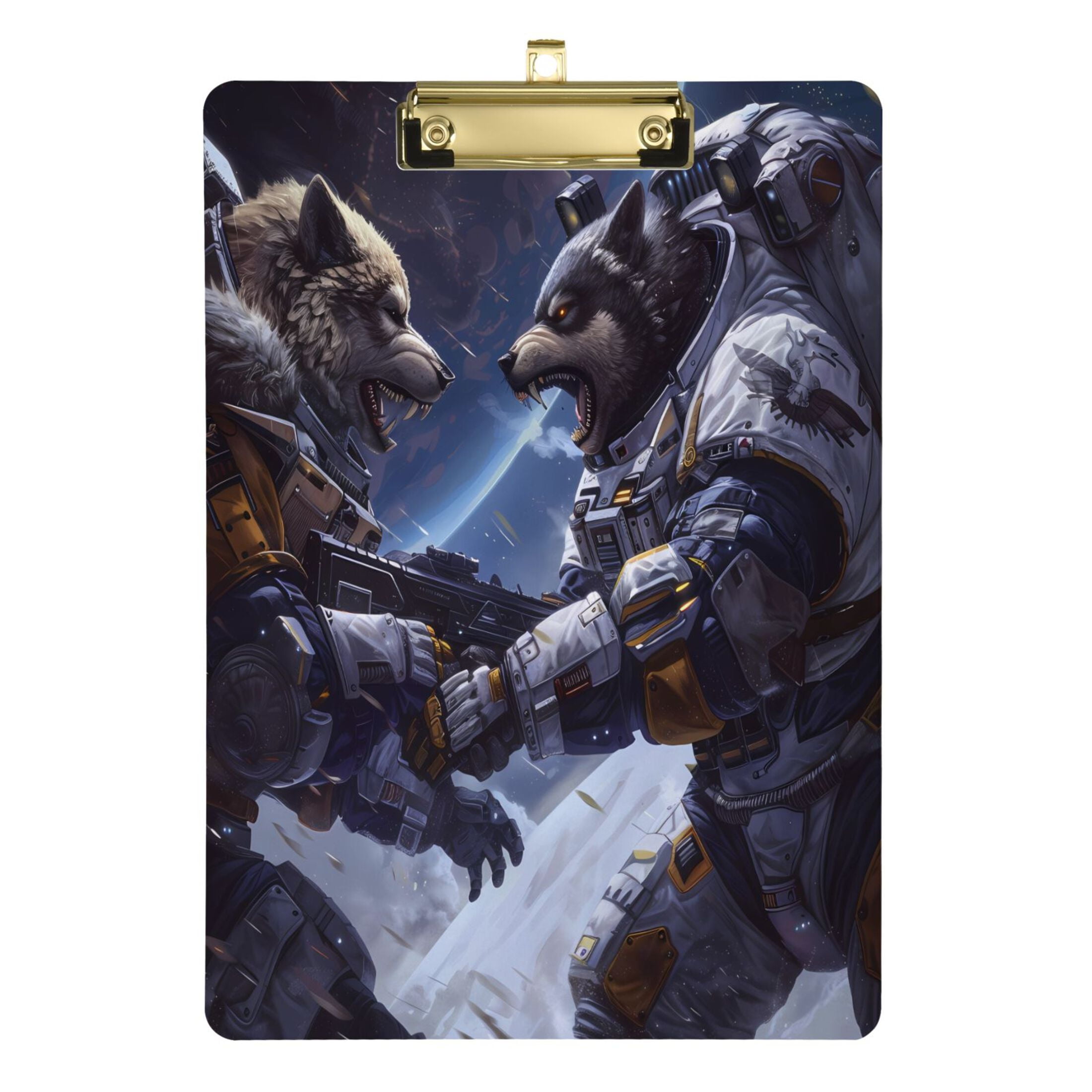 Space Wolves Acrylic Clipboards A4 Standard Letter Size Clipboard 12.5 ...