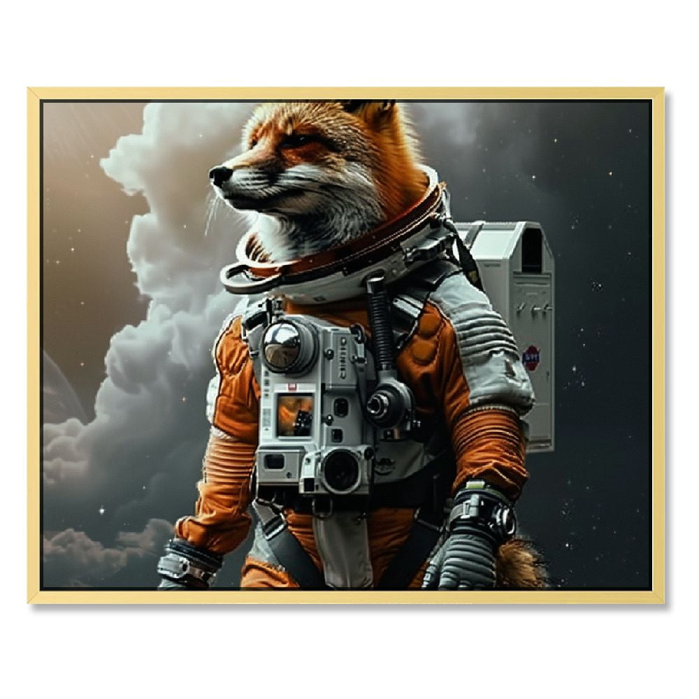 Space & NASA Poster - Fox in a Spacesuit Print - Astronaut Art - Gift ...