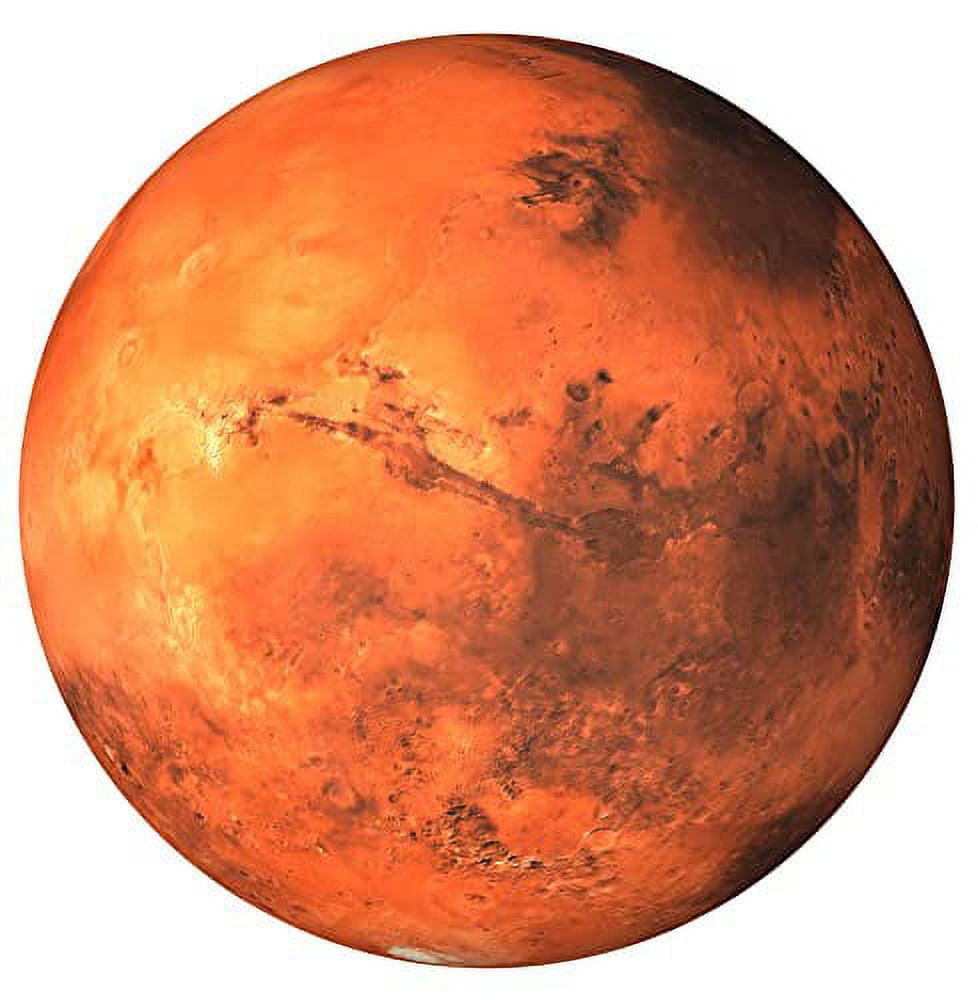 Space and Planets Mars Edible Cake Topper fits 1/4 Sheet cake or larger ...