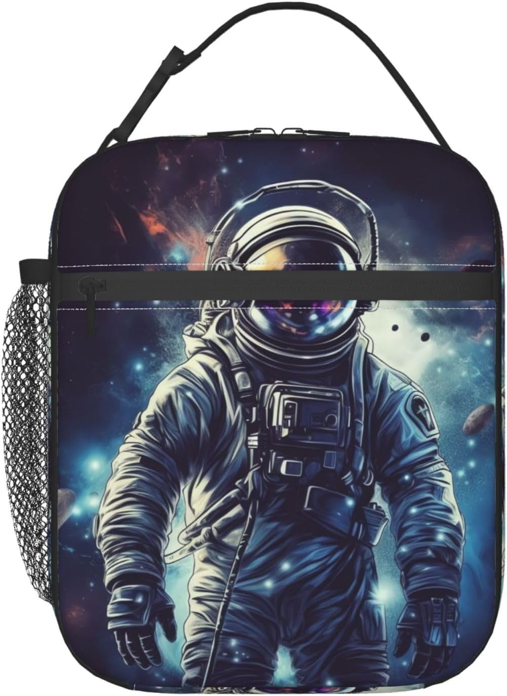Space astronaut print Lunch Bag Insulated Lunch Box for Women Reusable ...