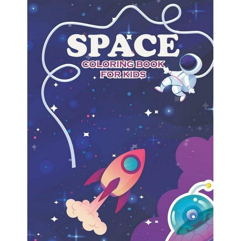 space.rocket coloring book