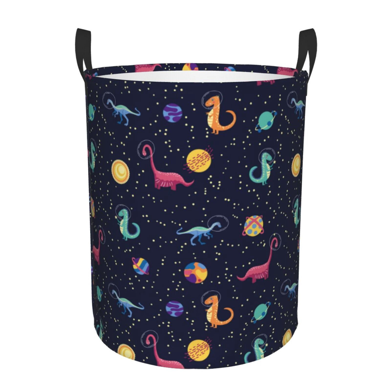 Space dinosaur Laundry Basket, Laundry Hamper Waterproof Laundry Bag ...