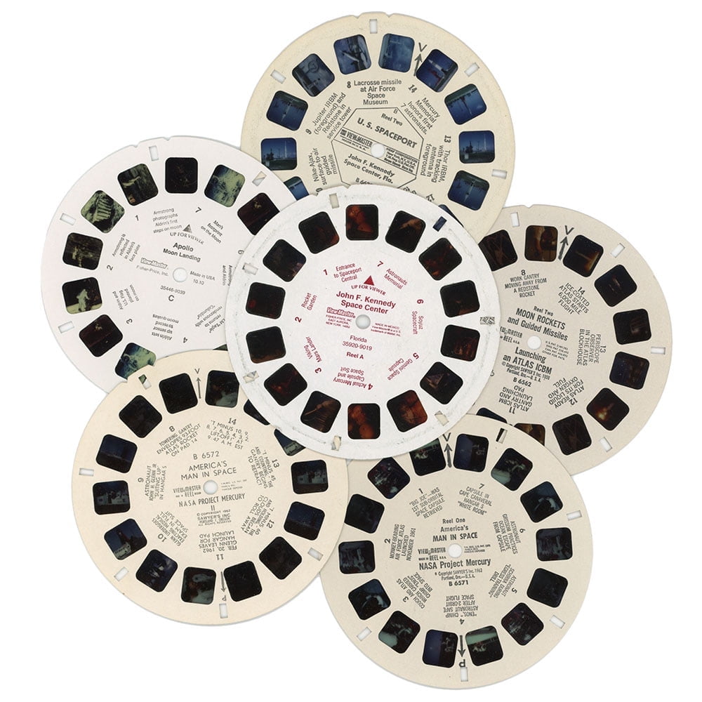 Space in 3D - 6 Vintage Reels - Moon Landing, Man in Space, U.S ...