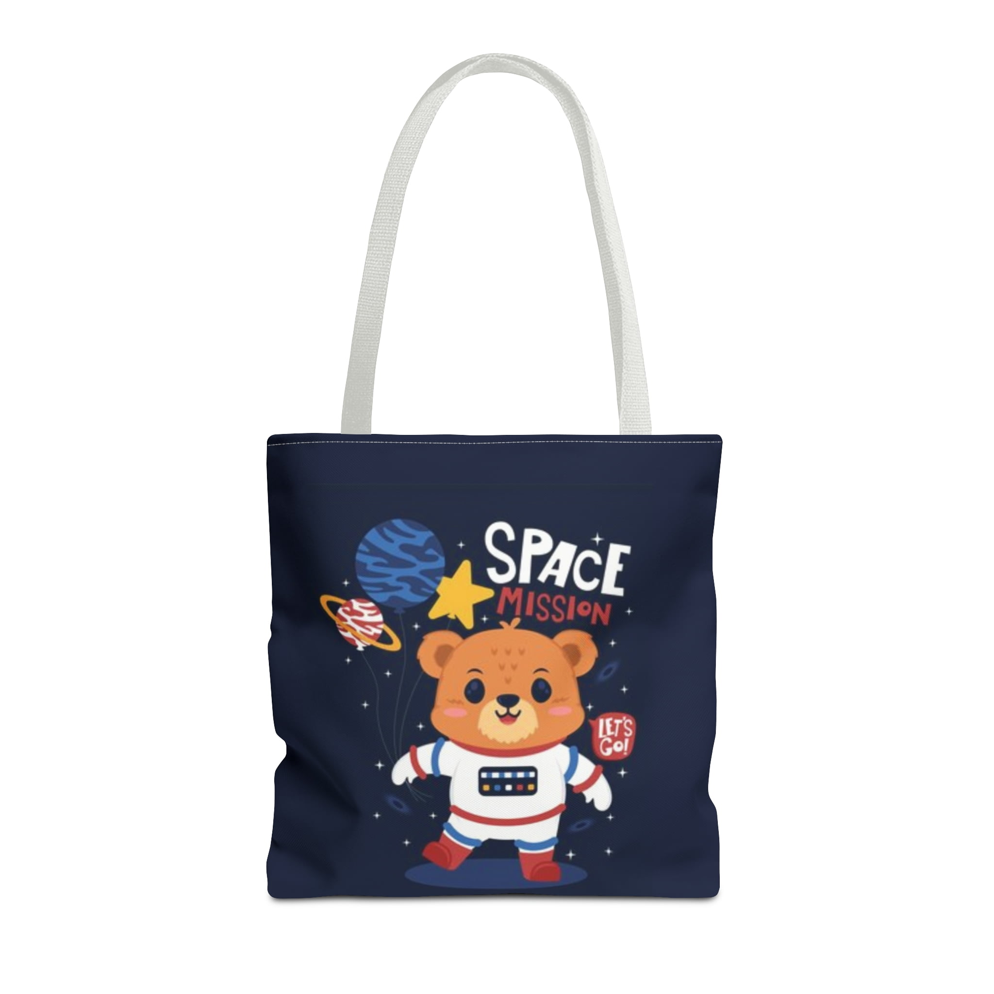Space mission bear All purpose storage tote handbag - Walmart.com
