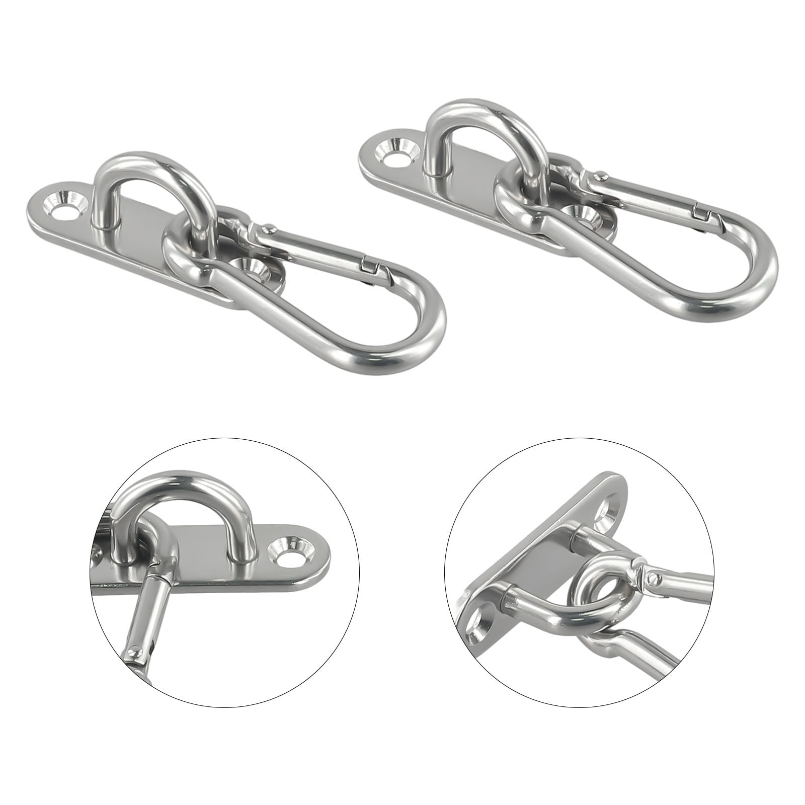 Space saving Ceiling Wall Mount Hanger for Yoga Swing and Battle Ropes ...