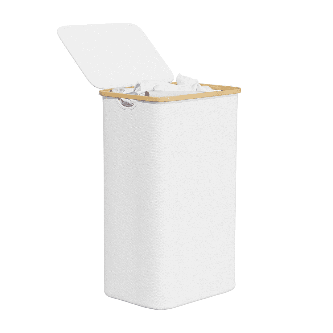 SpaceAid 110L Laundry Hamper with Lid, Large Tall Clothes Basket Bin ...