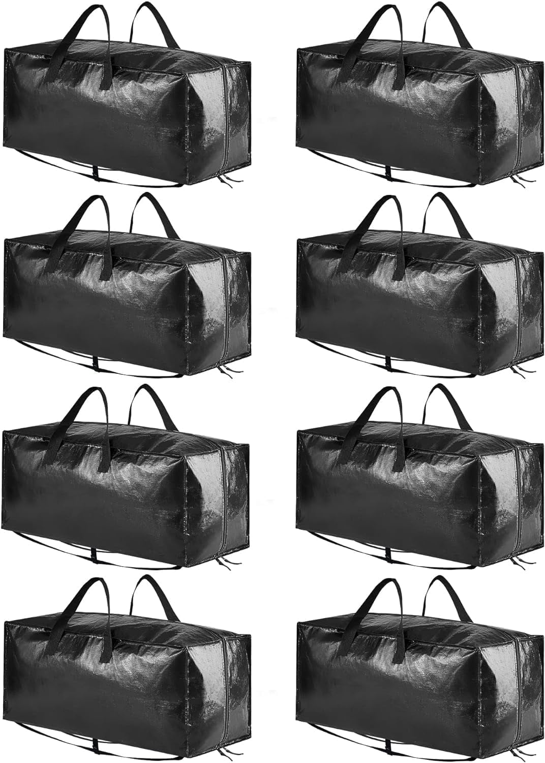 SpaceAid Heavy Duty Moving Bags, Extra Large, Black (8 Pack) - Walmart.com