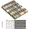 SpaceAid Kitchen Storage Rack, 4-Tier Spice Drawer Organizer with 28 ...