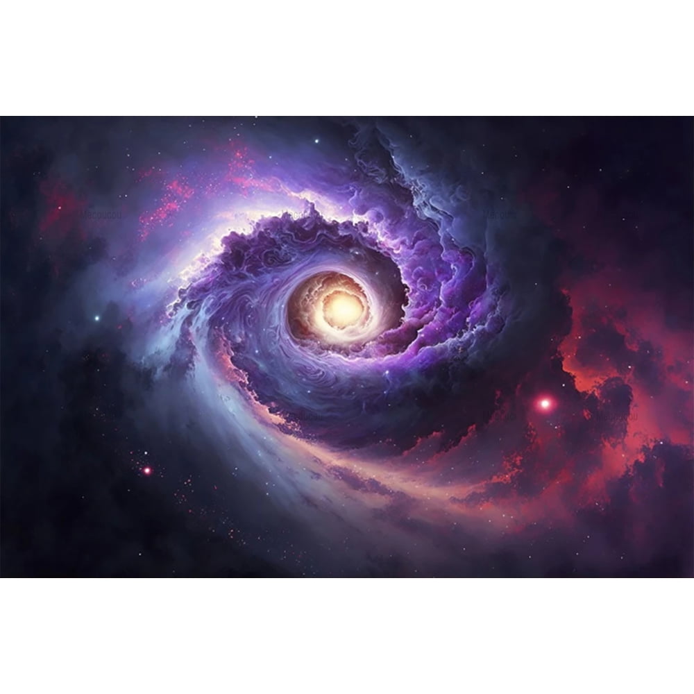 SpaceGalaxyBirthdayBackdropStarryUniverseNebulaBackgroundPhotographyfor ...