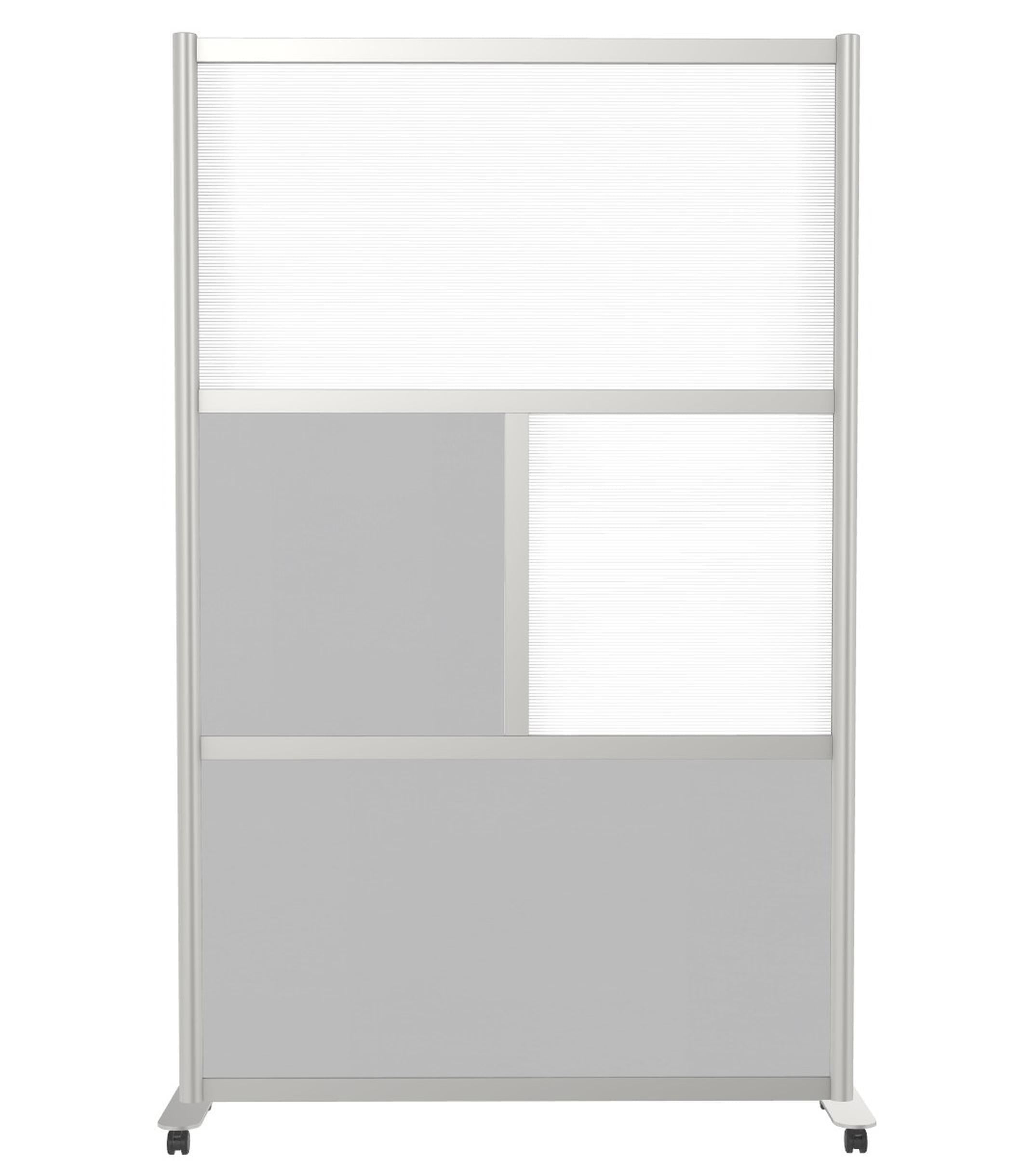 SpaceMakers 4 Ft Wood Laminate Room Divider – 52" Wide Privacy ...