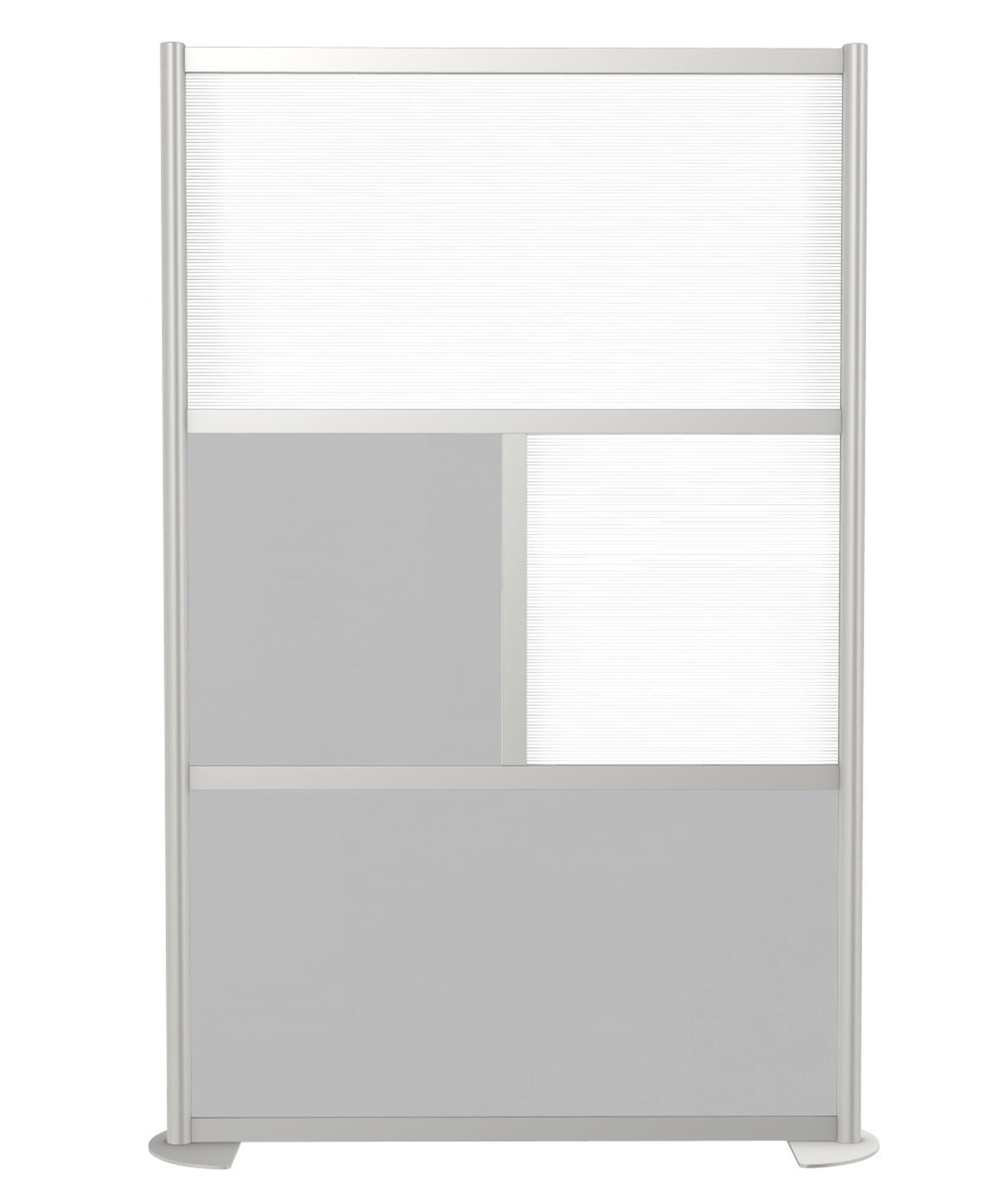 SpaceMakers 4 Ft Wood Laminate Room Divider – 52" Wide Privacy ...