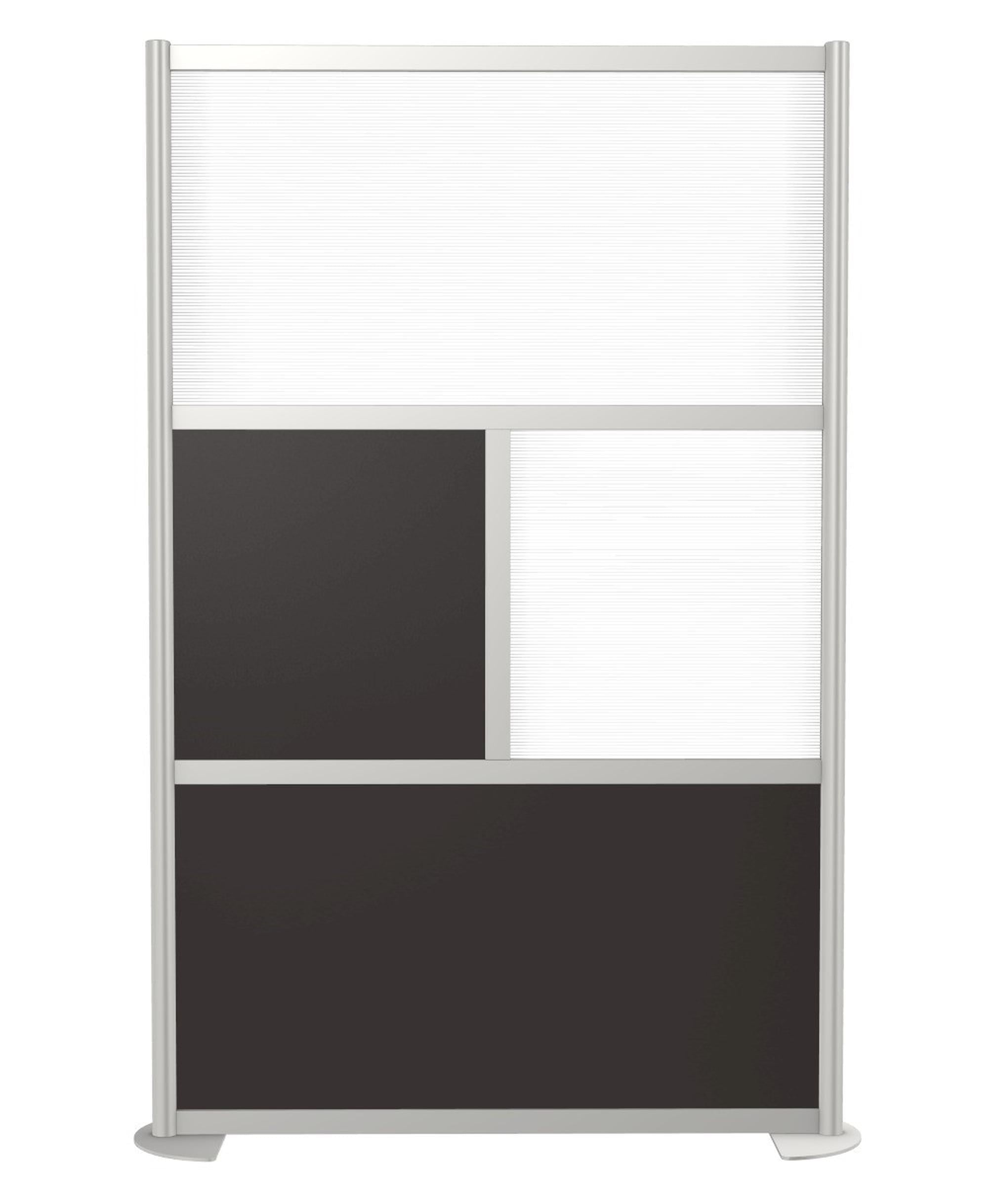 SpaceMakers 4 Ft Wood Laminate Room Divider – 52" Wide Privacy ...