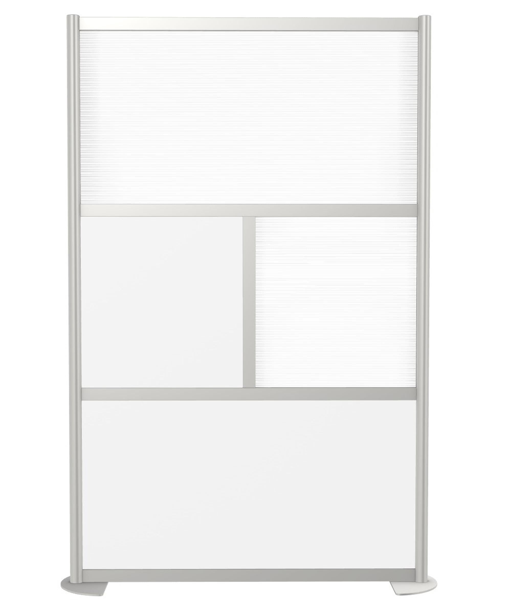 SpaceMakers 4 Ft Wood Laminate Room Divider – 52" Wide Privacy ...