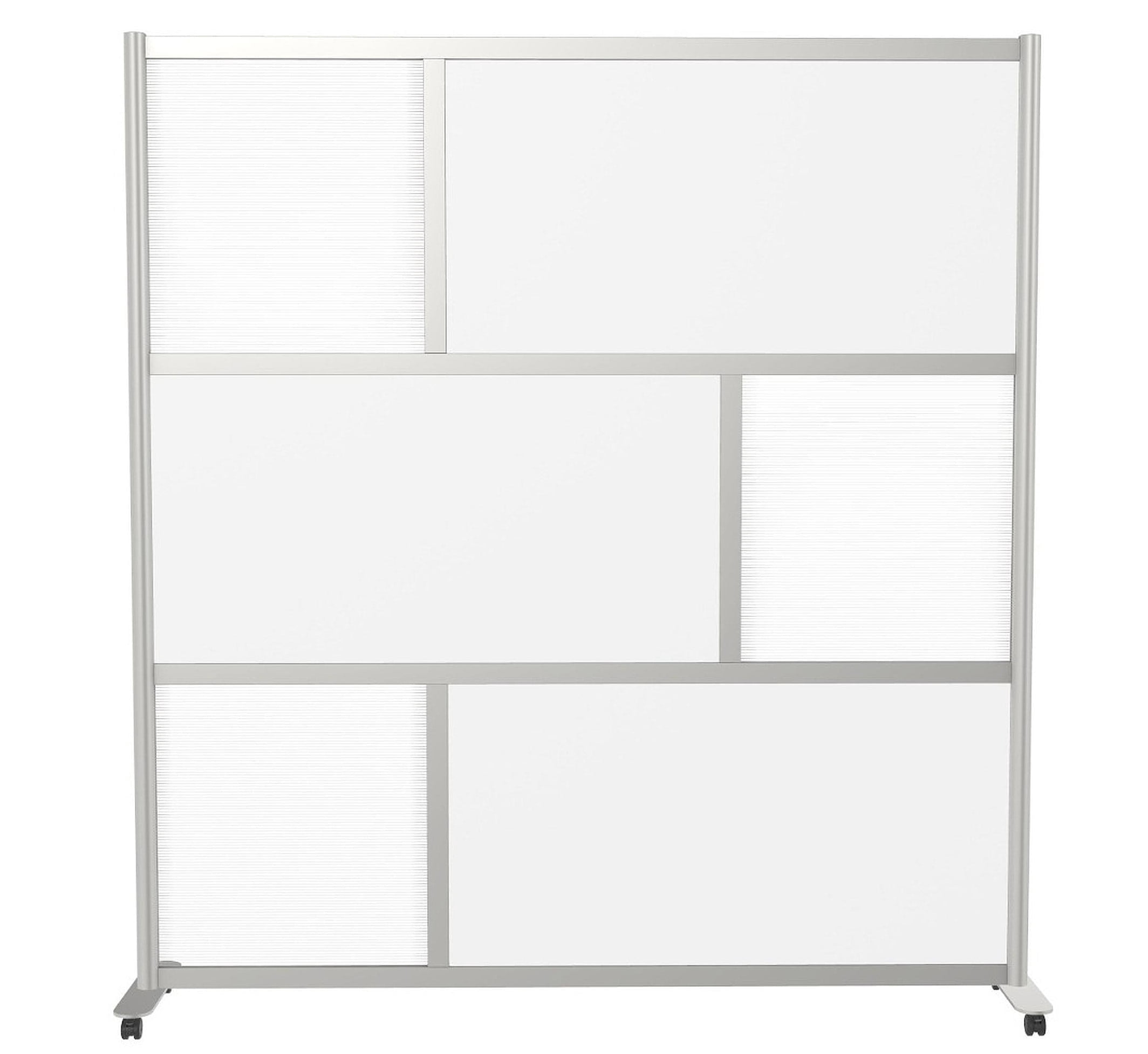 SpaceMakers 6 Ft Wood Laminate Room Divider – 76" Wide Privacy ...