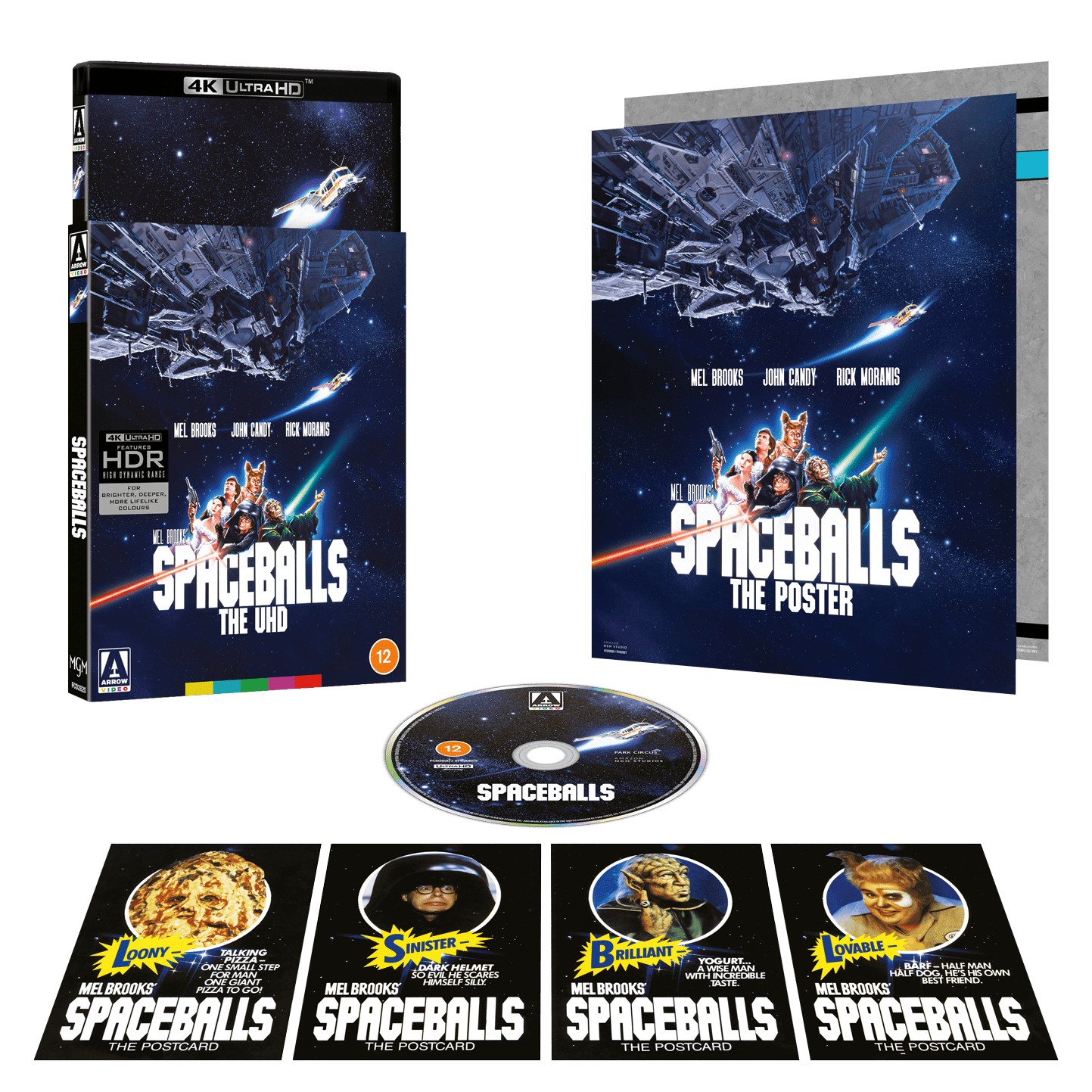 Spaceballs Limited Edition (4K Ultra HD) Daphne Zuniga Mel Brooks Rick ...