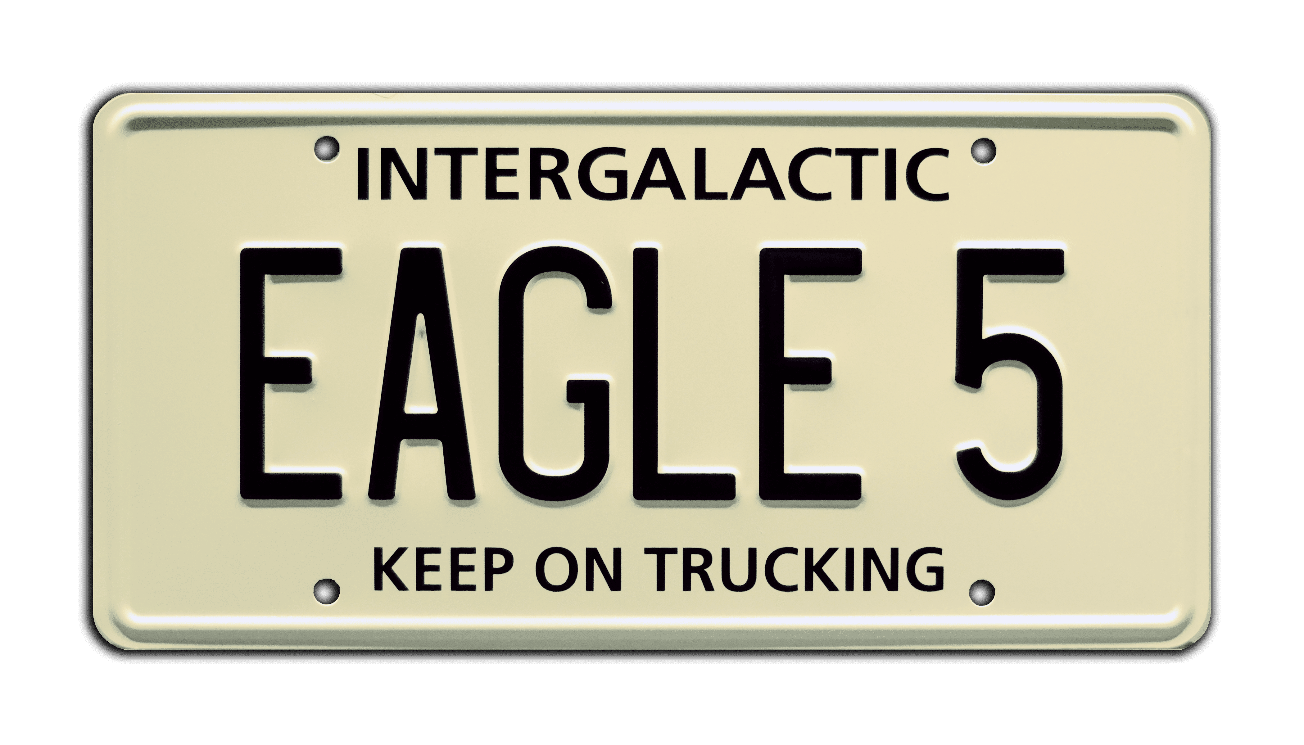 Spaceballs | Winnebago | EAGLE 5 | Metal Stamped Replica Prop License ...