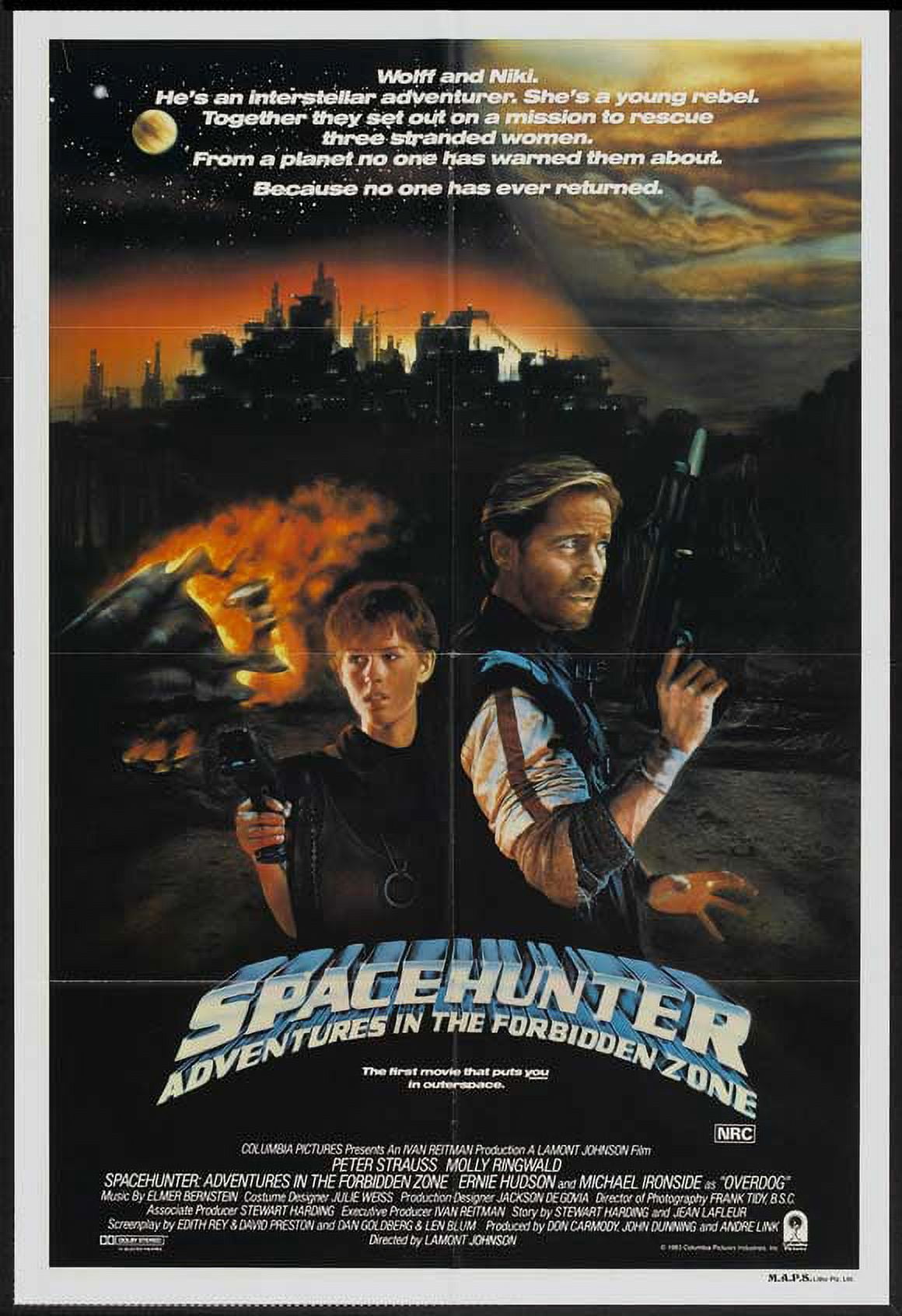 Spacehunter: Adventures in the Forbidden Zone Poster Movie 27 x 40 In ...