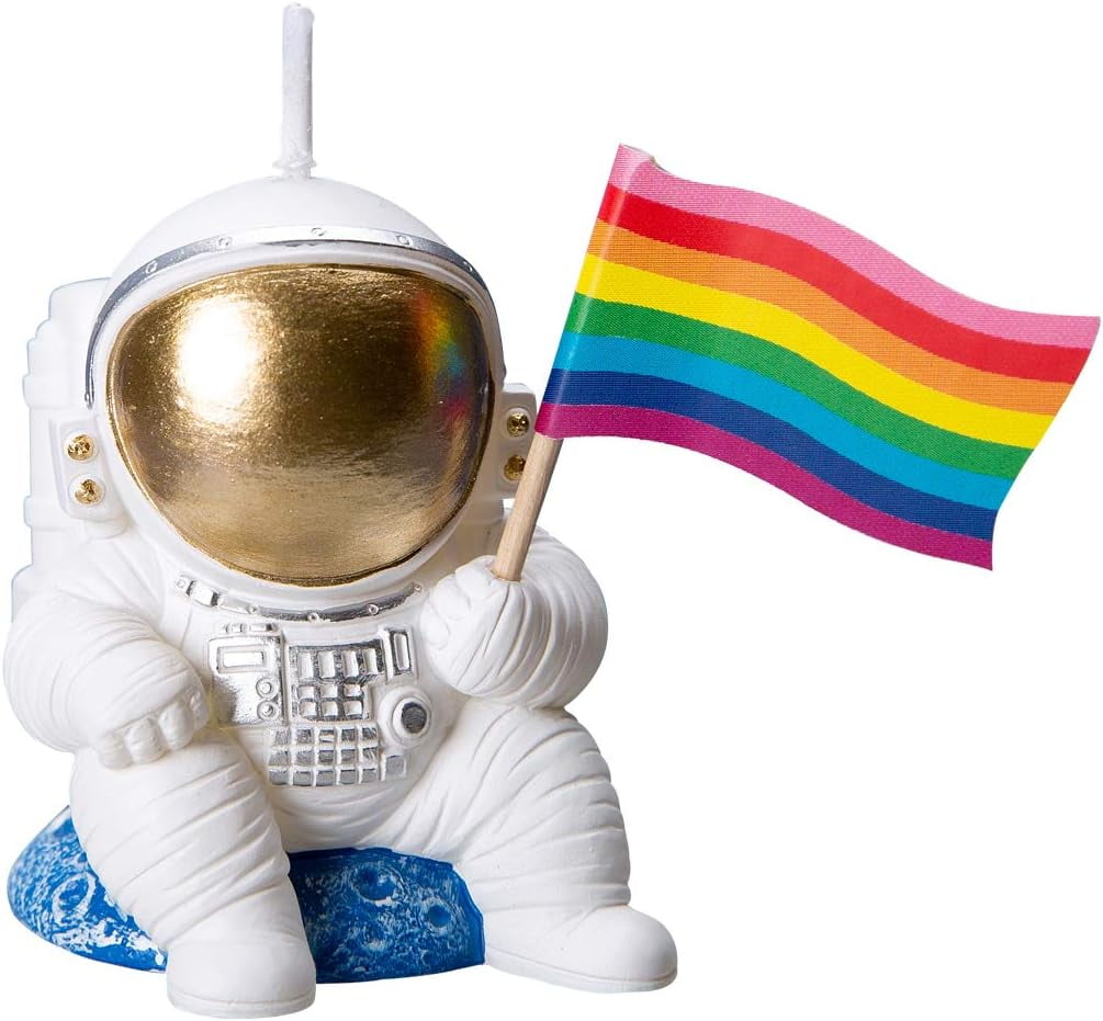 Spaceman Birthday Candle Outer Space Theme Rocket Candle for Birthday ...