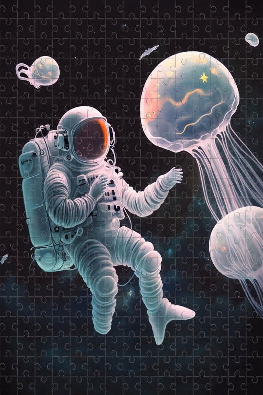 Spaceman's Adventure 500 Piece Puzzle Fun and Challenging Activity with ...