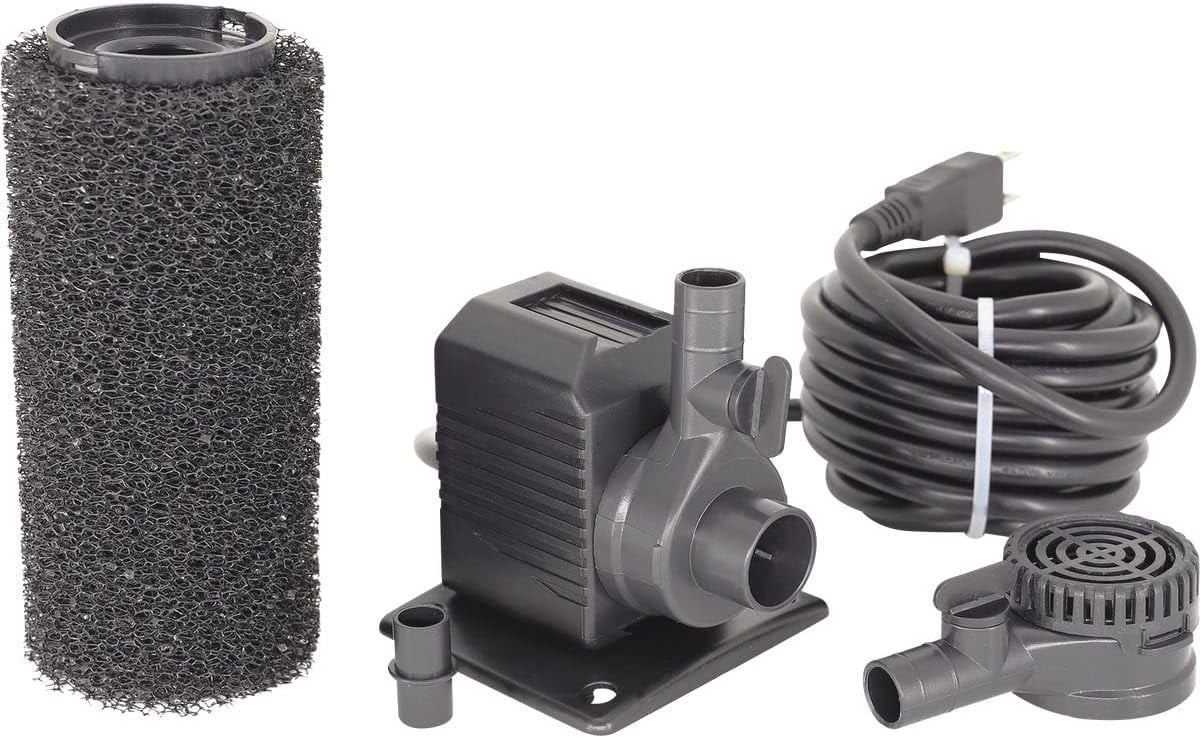 Spaces Places DP250/DP290 250 GPH Submersible Small Sponge Filter Pump ...