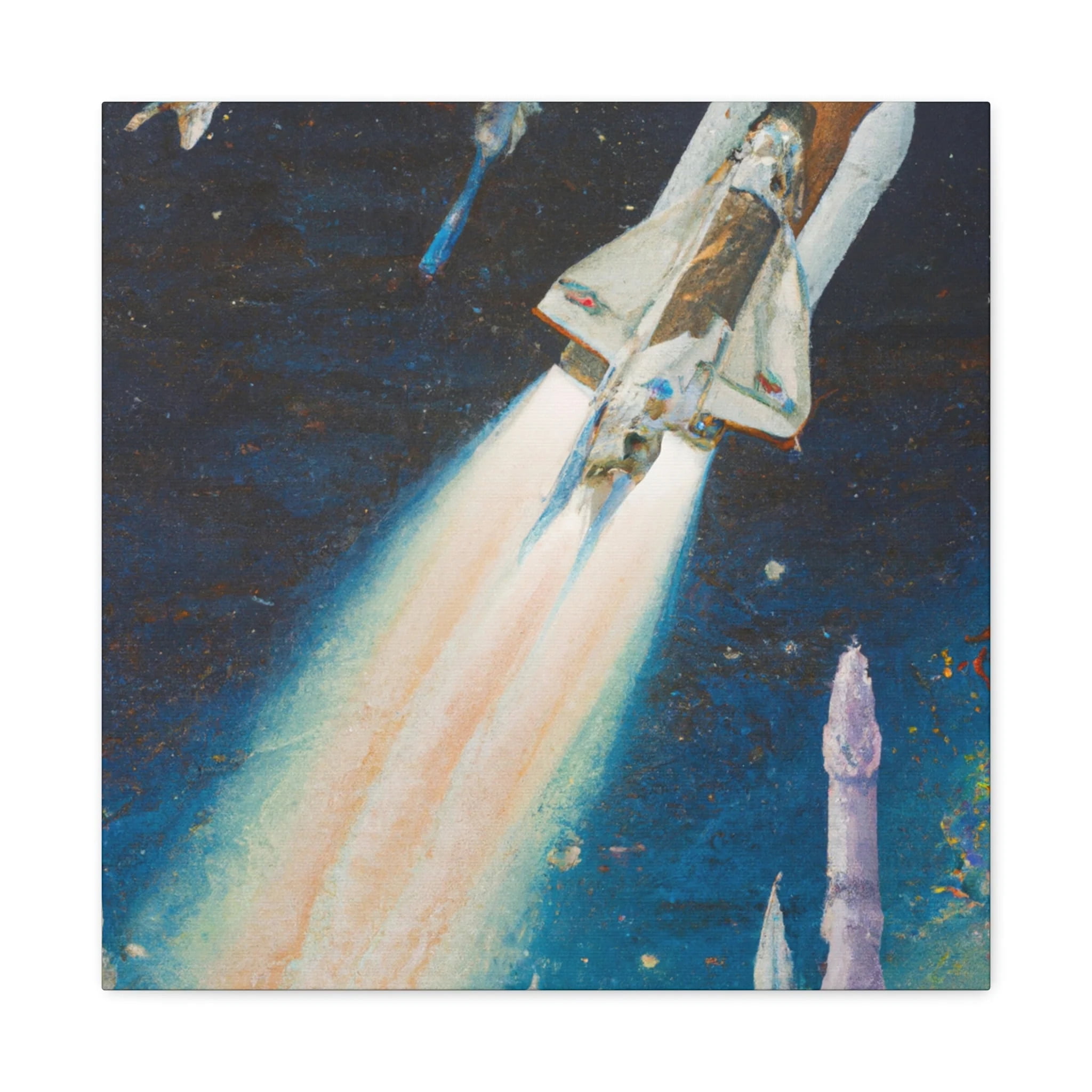 Spaceship Explorations Baroque - Canvas - Walmart.com