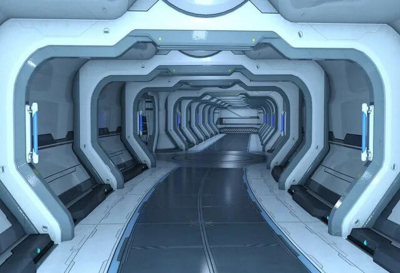 Spaceship Science Fiction Cabinet Planet Photo Backdrop Universe Space ...