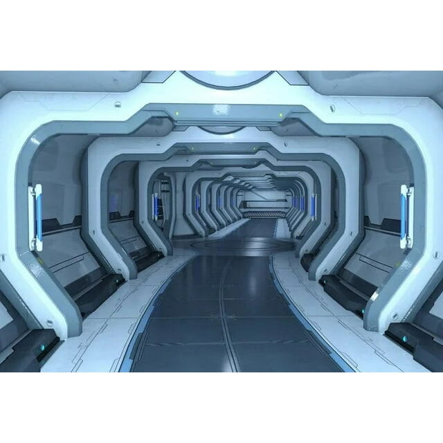 Spaceship Science Fiction Cabinet Planet Photo Backdrop Universe Space ...