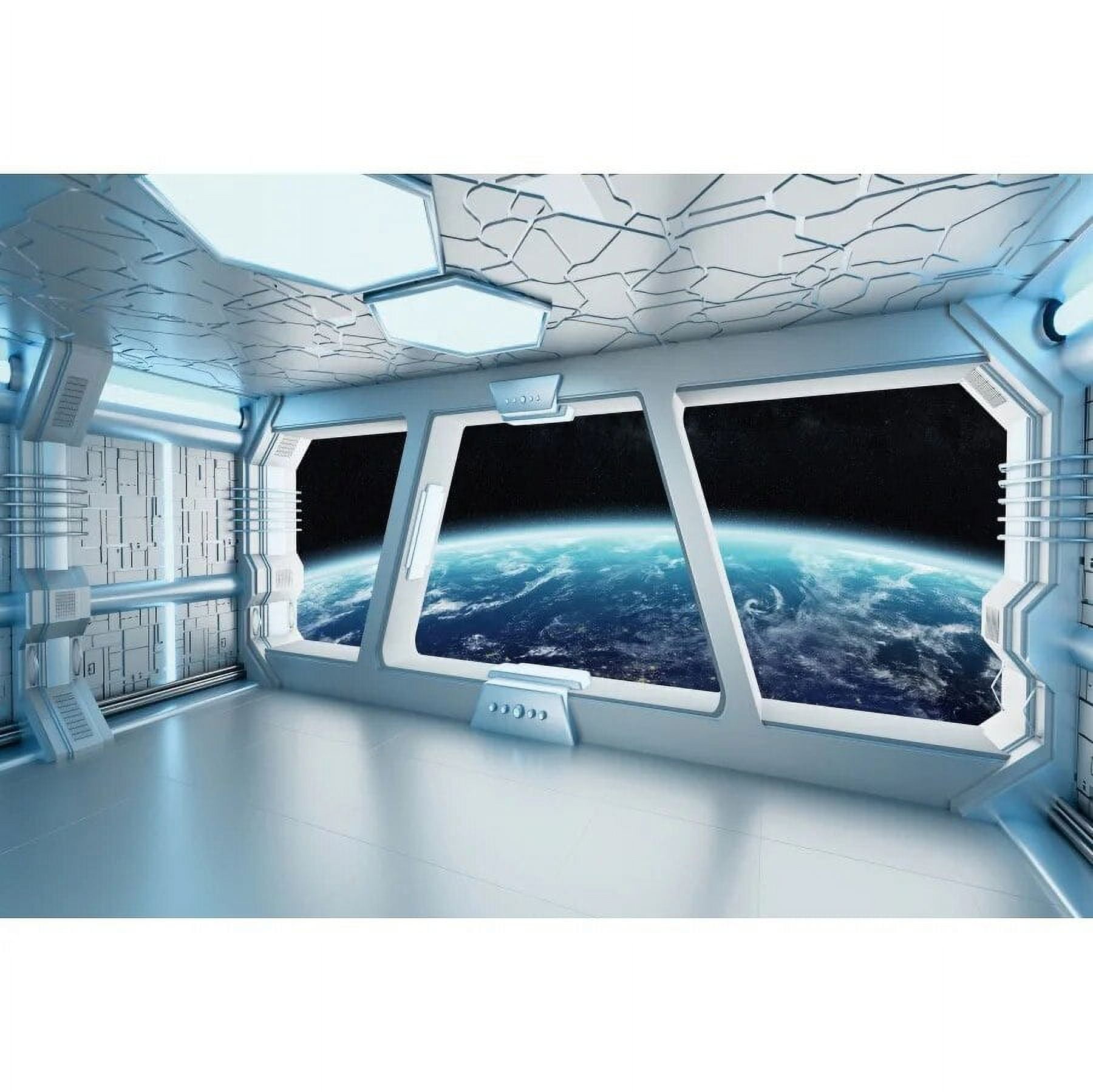 Spaceship Science Fiction Cabinet Planet Photo Backdrop Universe Space ...