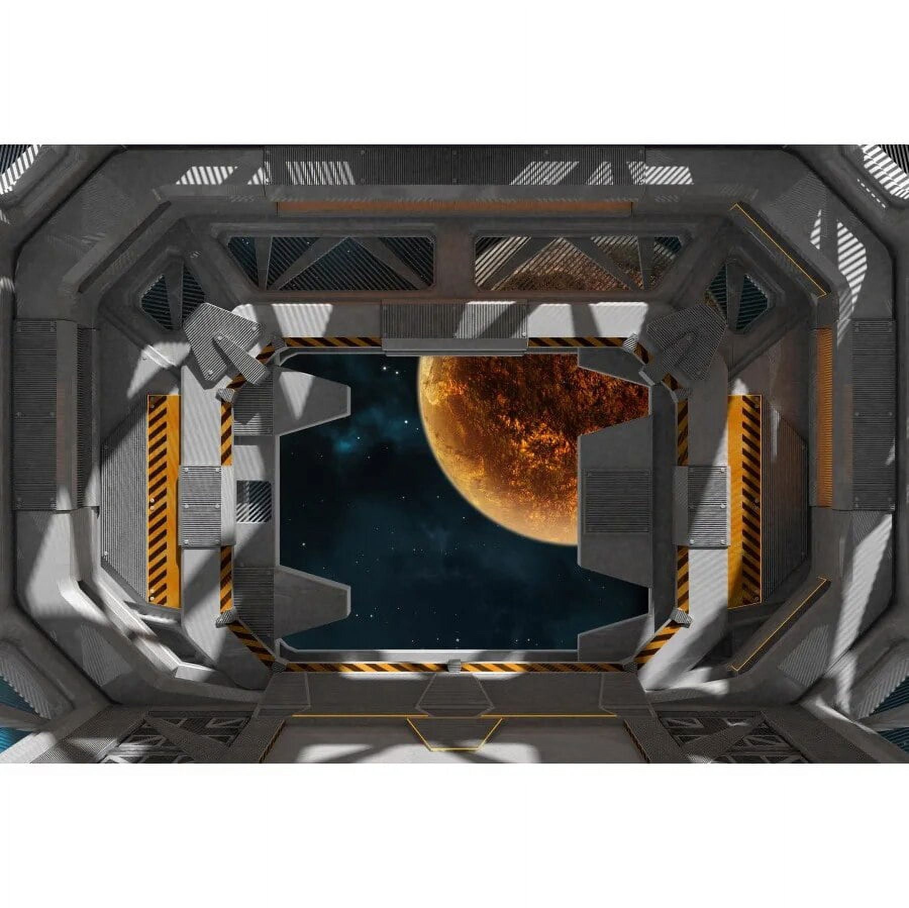 Spaceship Science Fiction Cabinet Planet Photo Backdrop Universe Space ...